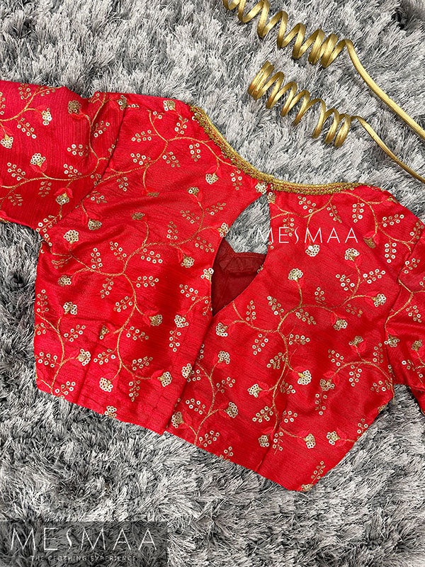 Bright red crop top – Mesmaa