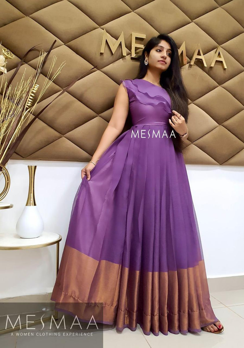 Lavender zari dress – Mesmaa